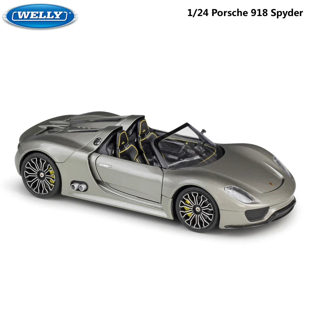 CARRO COLECIONAVEL PORSHE 918 SPYDER CONVERTIBLE ESCALA 1:18 – Otaku ...